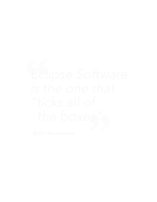 Eclipse Software | Delivering a Fully Integrated Recruitment Software Solution